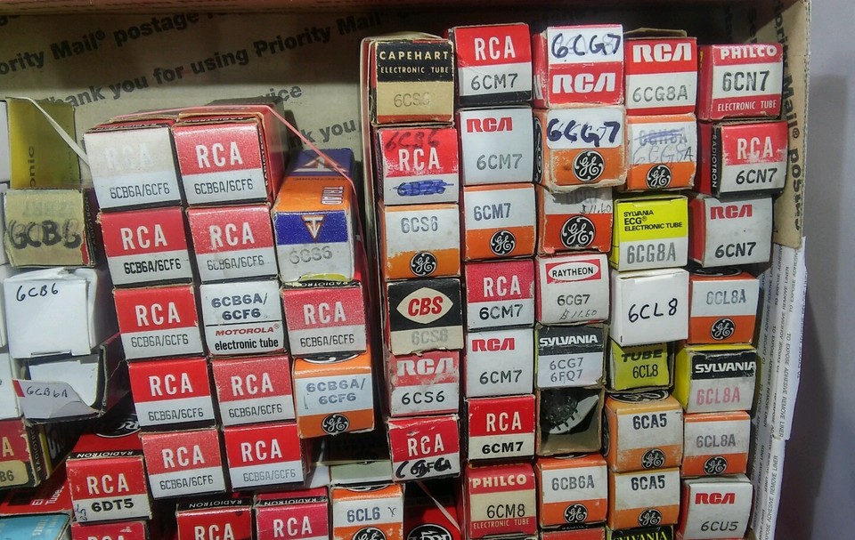 1 Vacuum tube 6CB6,6CU5,6CL8A,6CN7,6CY5,6CL6,6CW4,6CA5,6CL8, 6CG8A,6CG7 ...