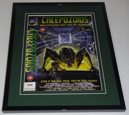 Creepozoids Framed 8x10 Repro Poster Display Linnea Quigley Ken Abraham ...
