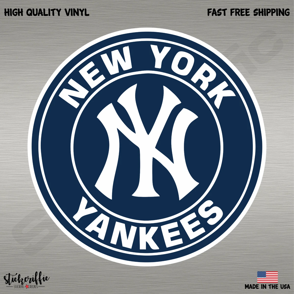 New York Yankee Logo Stickers