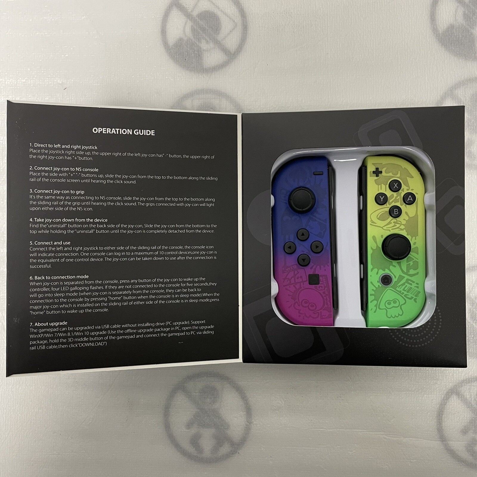 PEGLY Switch Controller Replacement for Nintendo Switch Joy-con with L ...