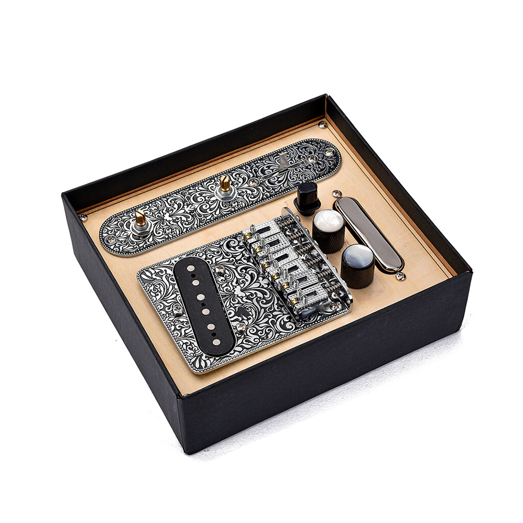 3/6 Saddle Guitar Bridge Alnico V Pickup Sets for TL Tele Telecaster ...