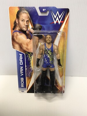 WWE Basic 51 ROB VAN DAM Mattel Action Figure RVD ECW Dragon Singlet ...