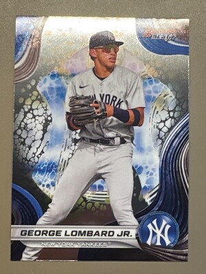 George Lombard Jr. 2024 Bowman's Best Baseball Base New York Yankees # ...