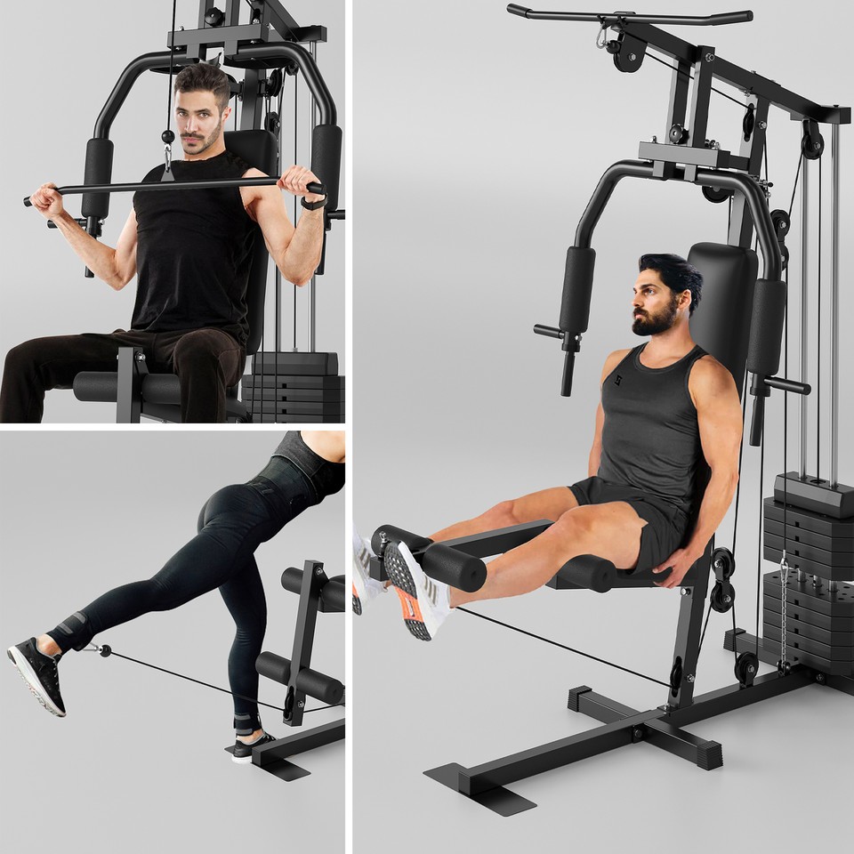 Multifunctional Weight Machine Full Body Workout Station Exercise Gym ...