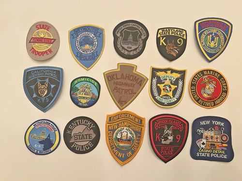 Lot Of 15 State and County police Patches | eBay