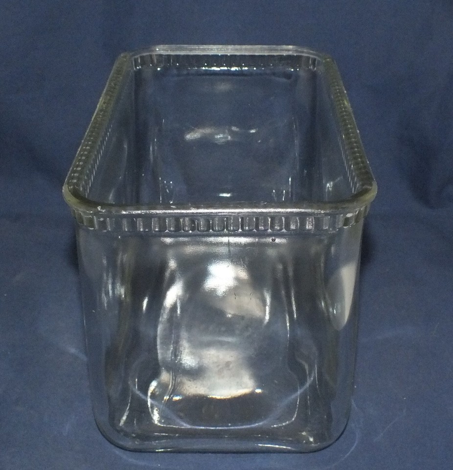 VINTAGE GLASS BATTERY BOX, FISH TANK, TERRARIUM, Approx. 10 x 6 x 7 | eBay