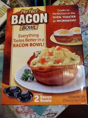 Perfect Bacon Bowl 2 Pc As Seen On TV Kitchen Gadget Cooker | eBay
