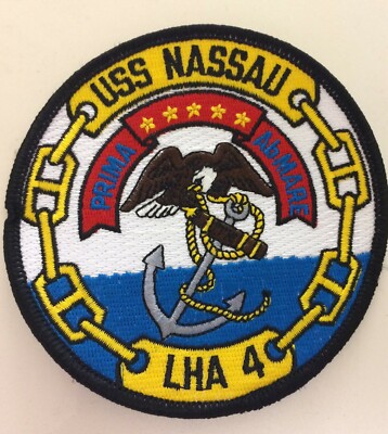 Patch of USS NASSAU (LHA 4) | eBay