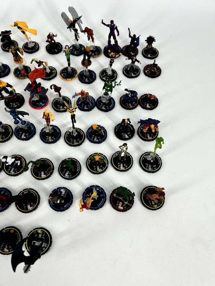 Lot of 76 - Wizkids Heroclix Miniatures Marvel & DC Comics Super Hero ...