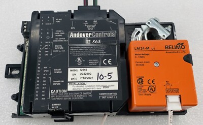 ANDOVER CONTROLS i2 865 I865 VAV CONTROLLER w/ LM 24-M | eBay