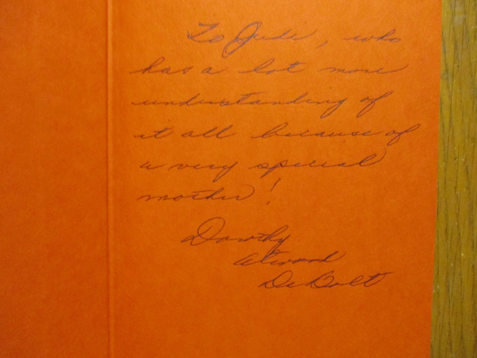 ROBERT DeBOLT/DOROTHY DeBOLT Signed Book(19 STEPS UP THE MOUNTAIN-1976 ...