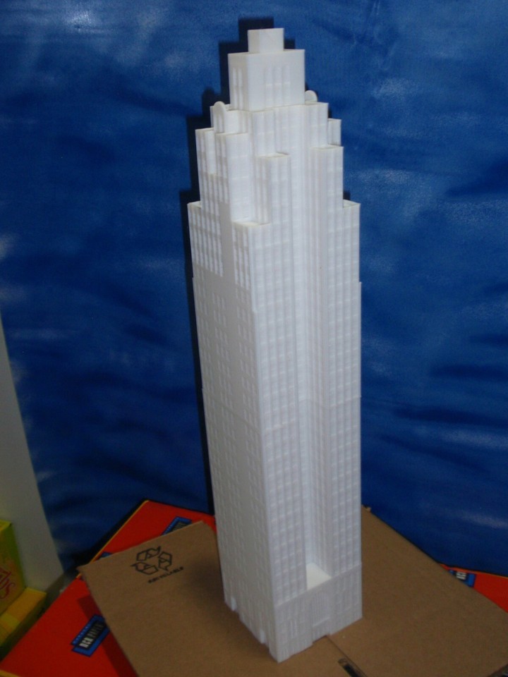 Z SCALE SKYSCRAPER BASED OFF THE PENOBSCOT BUILDING Detroit, MI | eBay