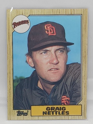 1987 Topps Baseball Card 205 Craig Nettles San Diego Padres | eBay
