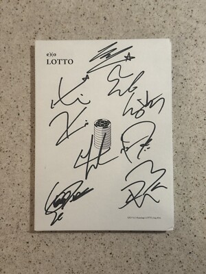 EXO [Lotto] Signed/Autographed Album | eBay
