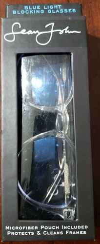 Sean John Blue Light Blocking Glasses, Style Lenox, Clear | eBay