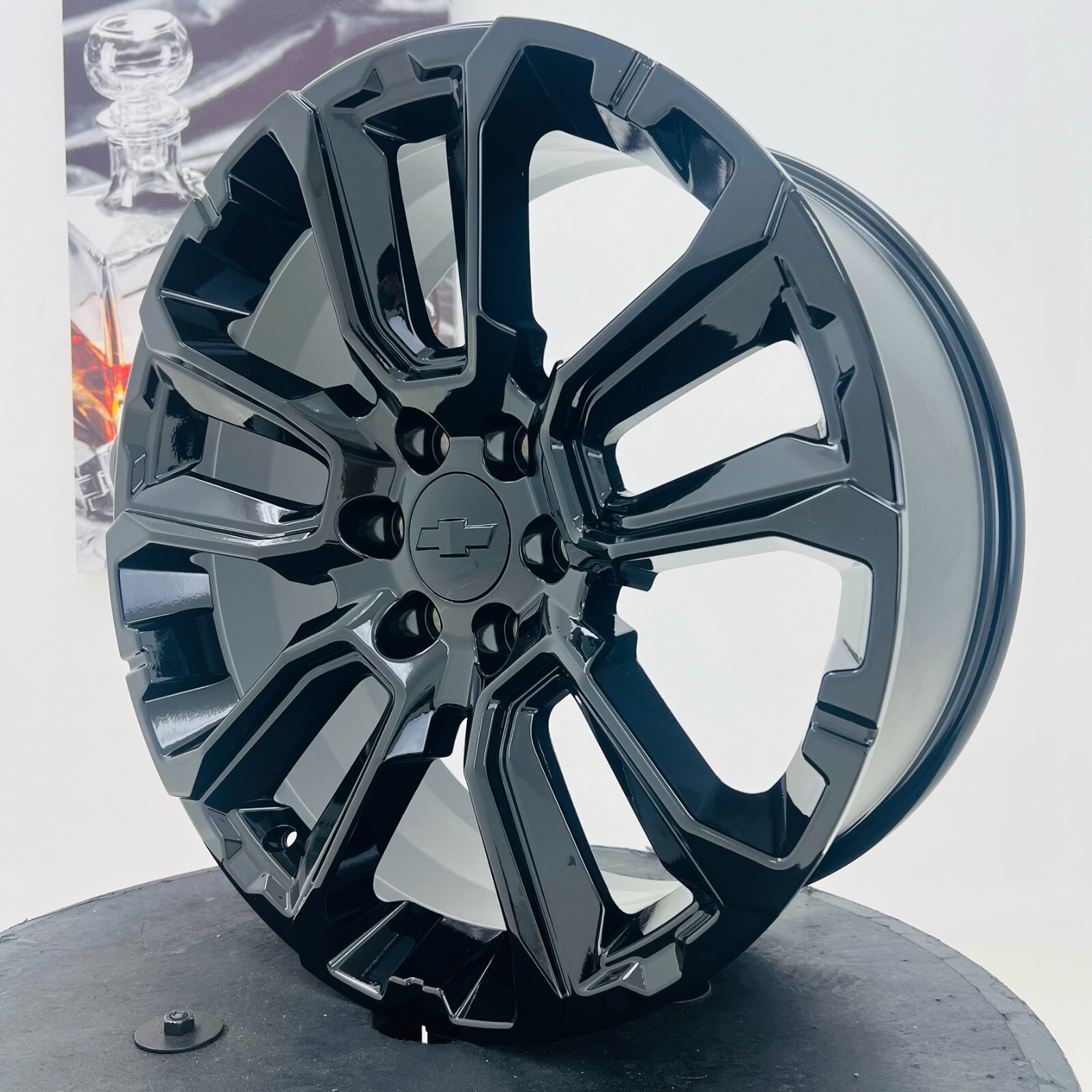 22" 2024 Chevy Tahoe Silverado Suburban Wheels Rims GMC Sierra Yukon ...