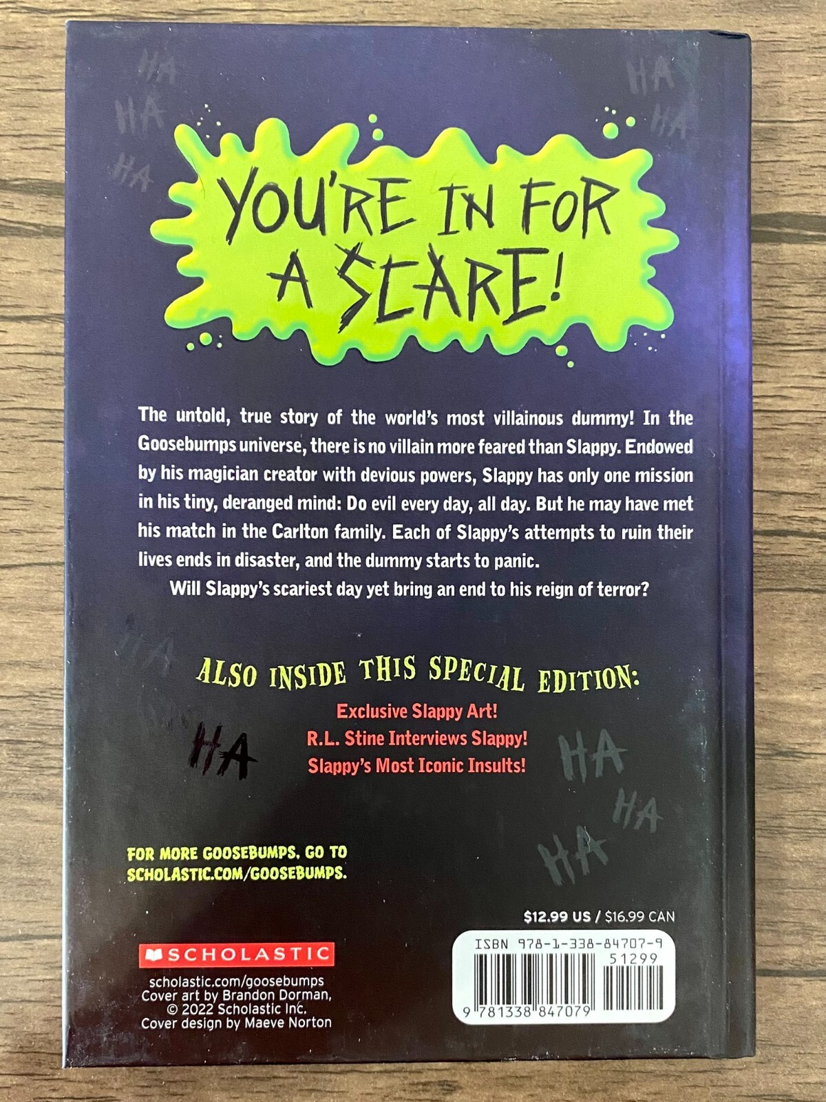 Slappy Beware (Goosebumps Special Edition) - Hardcover By R.L. Stine ...