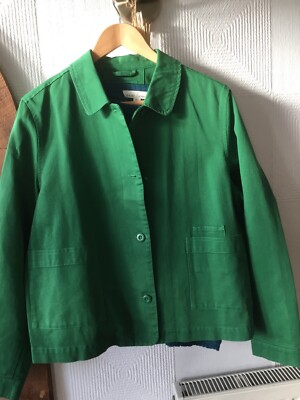 SEASALT BNWOT Women's Jacket COOMBE Lane Cotton Jacket EMERALD GREEN ...