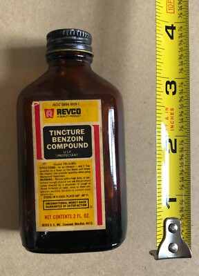 VINTAGE Tincture Benzoin Compound bottle from Revco | eBay