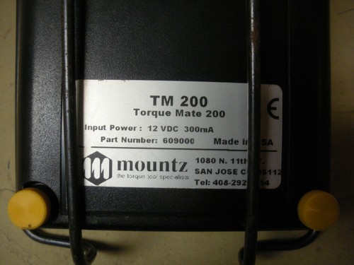 Mountz TorqueMate 200 Hand Held Portable Torque/Angle Meter TM200 | eBay