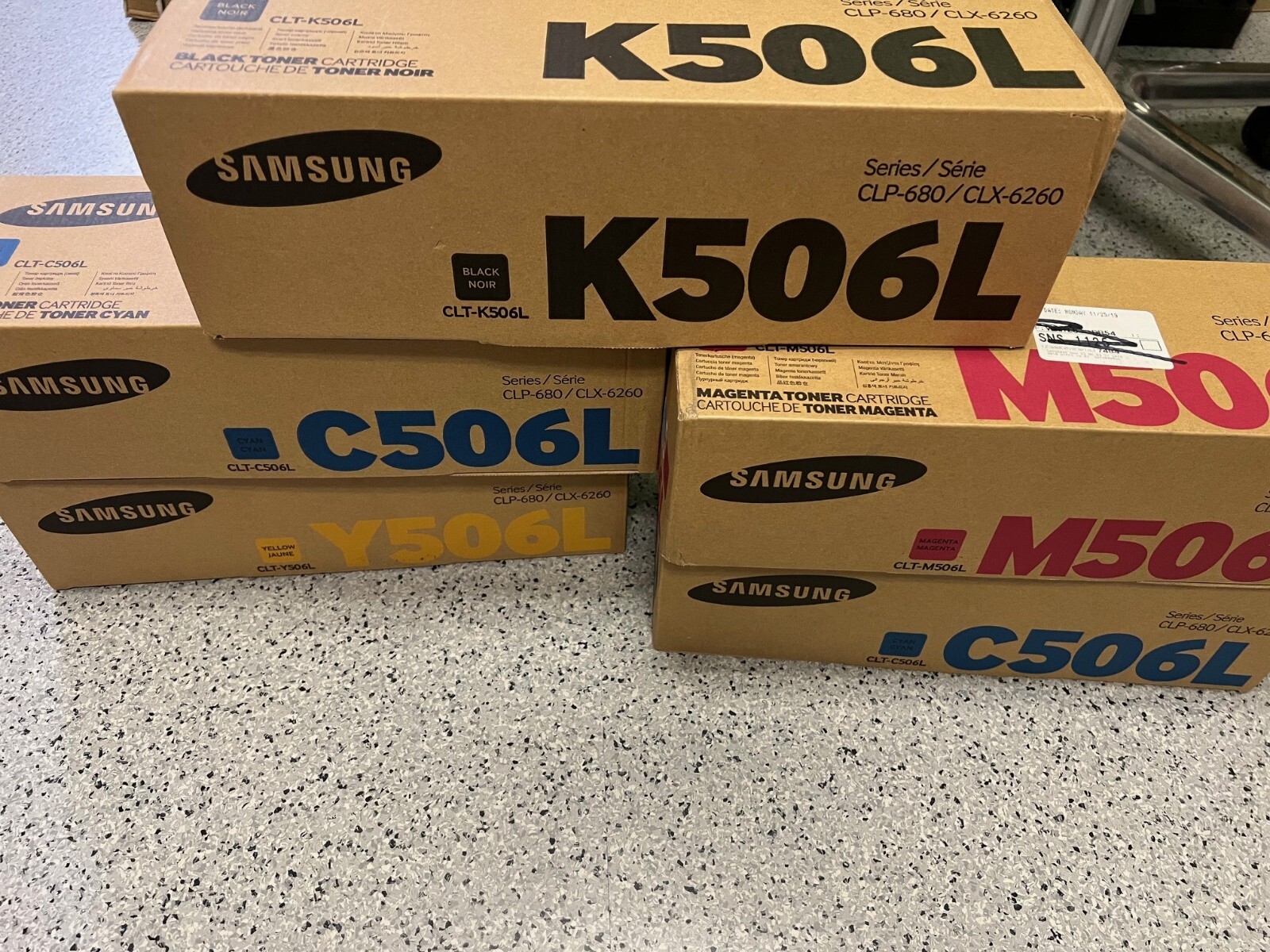 For SAMSUNG CLT-C506L CYAN TONER CARTRIDGE CLP680 CLP680ND CLX 6260 ...