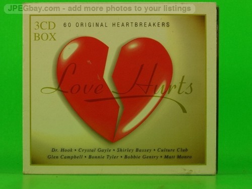 VARIOUS ARTISTS LOVE HURTS (3 x CD) (Z112) 20+ Track CD Album including ...