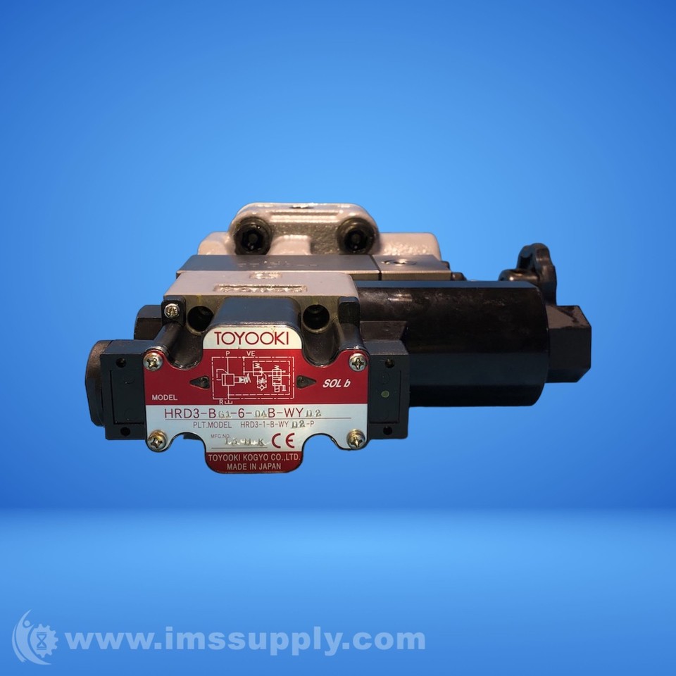 Toyooki Kogyo HRD3-BG1-6-04B-WYD2 Hydraulic Valve FNIP | eBay