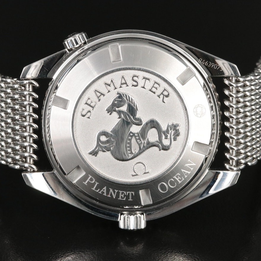 Omega Seamaster Planet Ocean 45mm on Mesh Automatic Watch | eBay