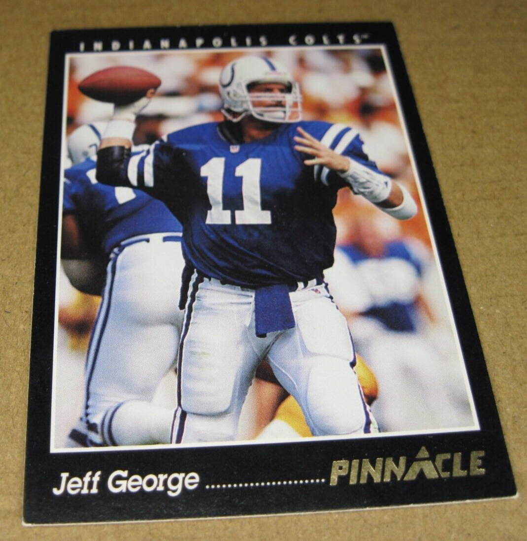 1993 Pinnacle Football Card #326 Jeff George Indianapolis Colts | eBay