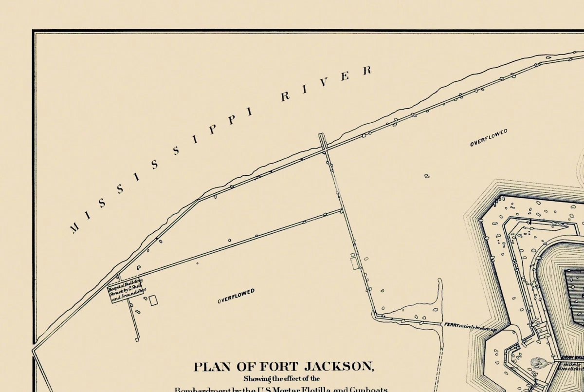 Fort Jackson Louisiana Civil War