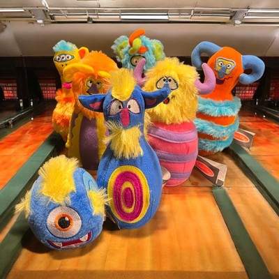 Melissa & Doug Plush Monster Bowling Set – 6 Pins + 1 Ball –Soft Indoor ...