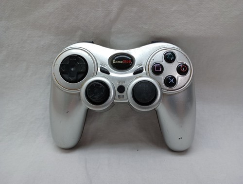 Game Stop BB-178 Wireless PlayStation 2 Controller Silver! Missing Battery Cover | eBay