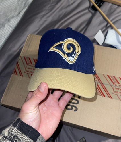 St Louis Rams Hat Adult Mens Size M/L Cap NFL Football 3D Sewn Raised ...