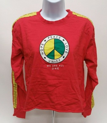 Women's Large Mighty Fine Long Sleeve Cropped T-Shirt | eBay