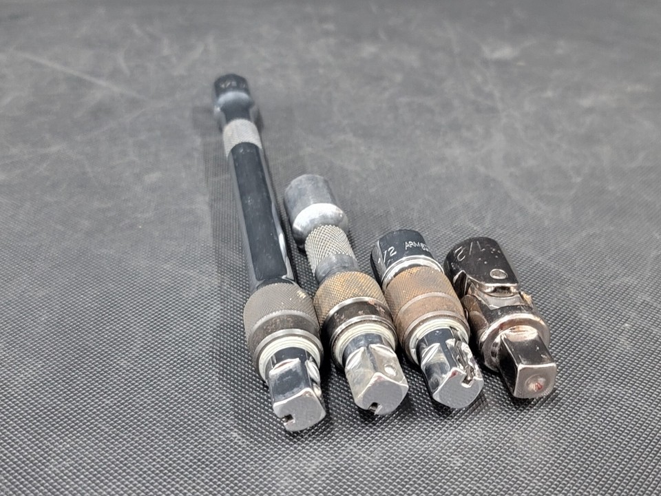 ARMSTRONG 4pc Tools USA LOCKING EXTENSIONS Swivel 1/2" Drive GMTK | eBay