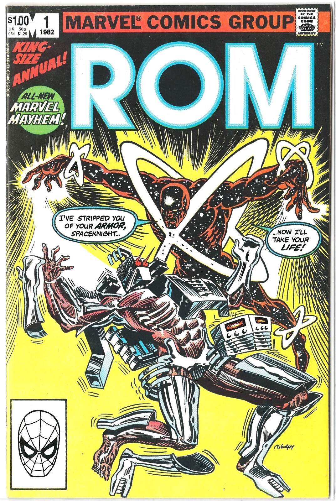 1982 Marvel - ROM Annual # 1 - High Grade Copy | eBay
