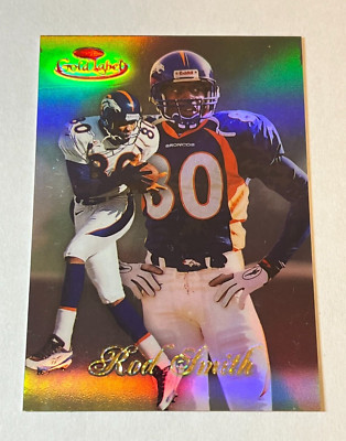 BRONCOS #23/25 ROD SMITH CLASS 3 RED LABEL #96 1998 NFL TOPPS GOLD ...