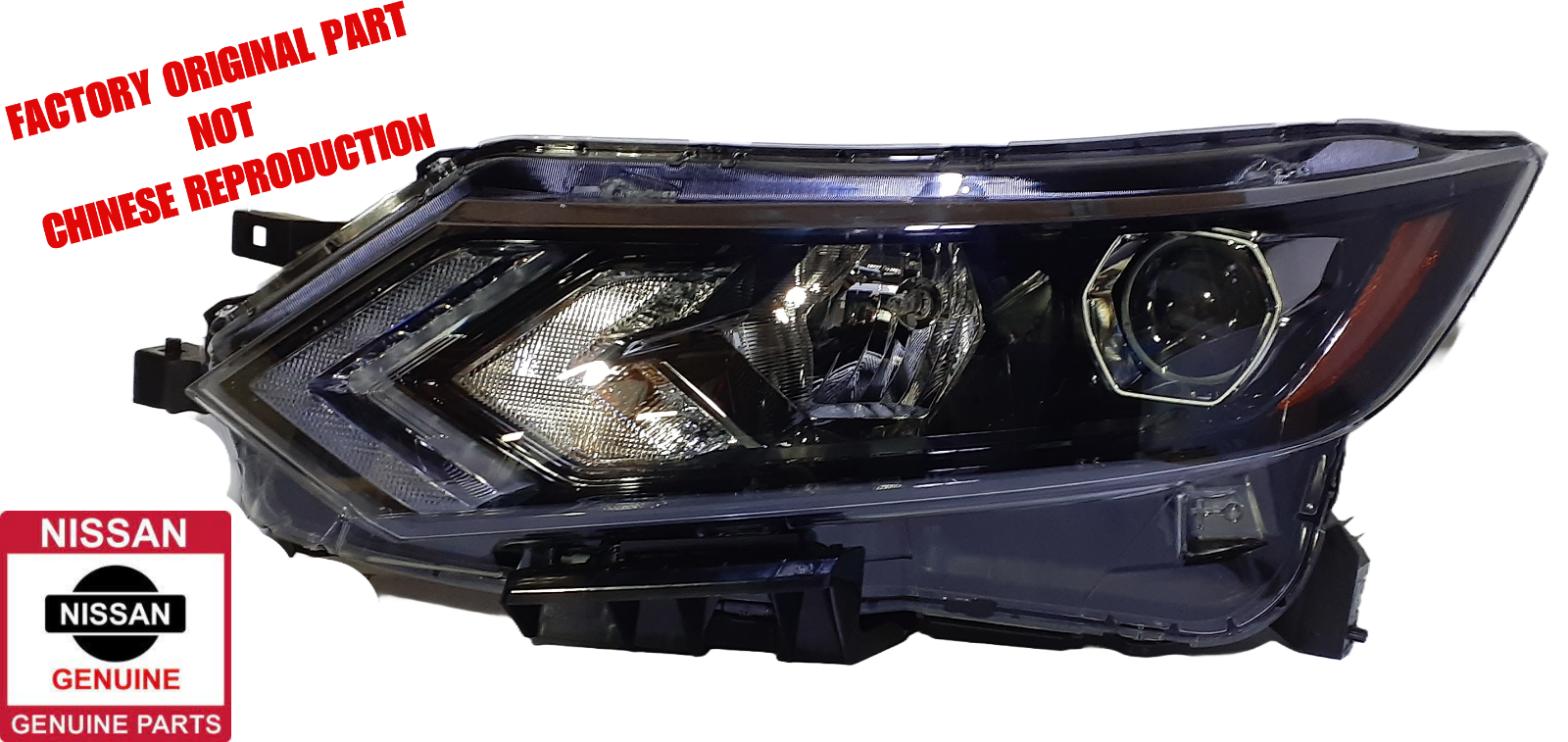 Genuine Nissan Headlamp Assembly-left-hand 26060-6mr0a Rogue Sport ...