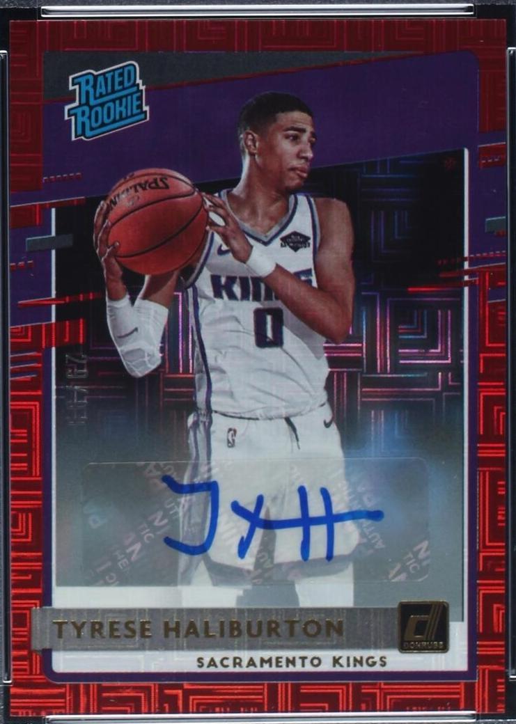 2020-21 Panini Donruss - Rated Rookies Tyrese Haliburton #231 Choice ...