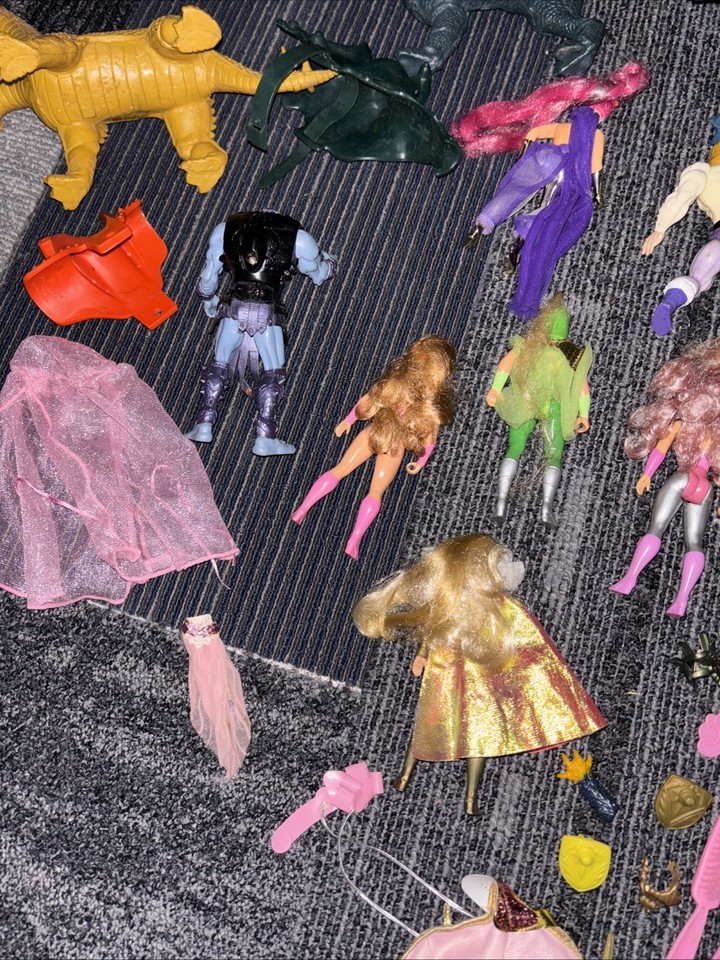 He-Man,She-Ra Princess of Power Vintage 80's Action Figures MOTU 1980s ...