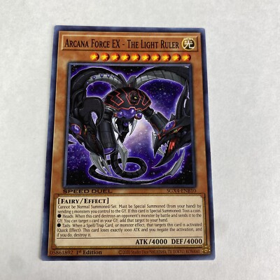 Yugioh Arcana Force Ex The Light Ruler SGX4-ENB10 Speed Duel Midterm ...
