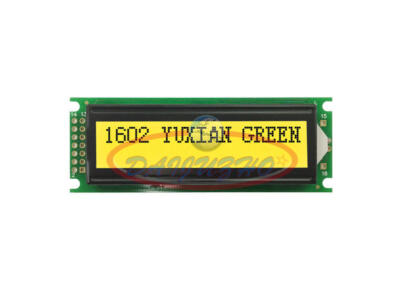 Yellow-Green LCD Character Module Display Bezel Backlight HD44780 5V ...