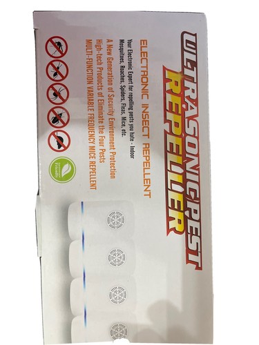 2PACK Pest Reject Pro Ultrasonic Repeller Bug Mice Rats Spiders ...
