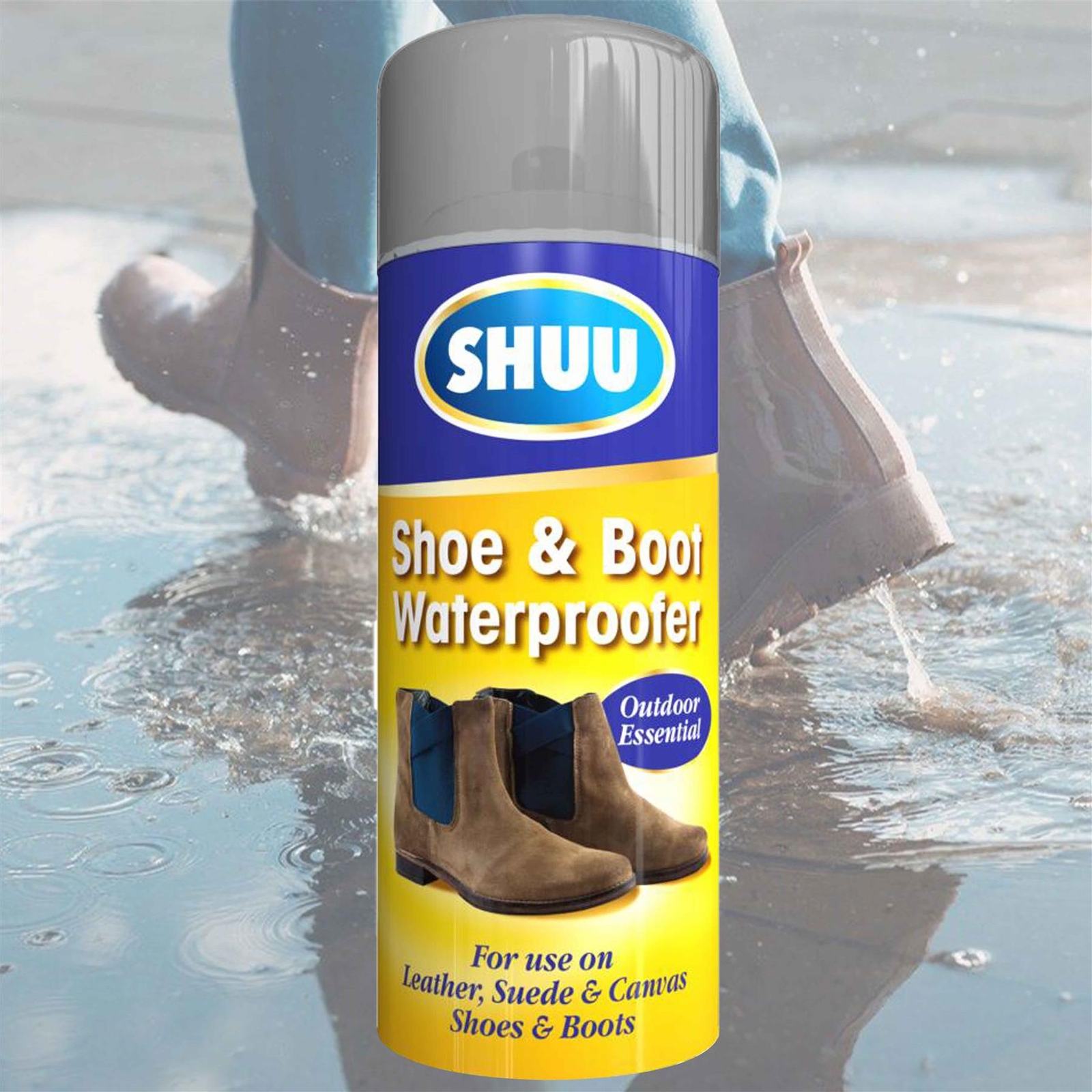 Waterproof Shoe & Boot Spray Leather Suede Canvas Shoe Protection 300ml ...