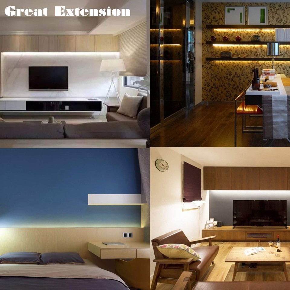 15/pack Led Light Strip Extension Connector 2 Pin 8mm Led Connector ...