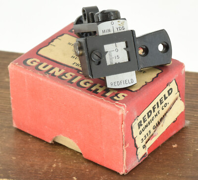 Vintage Redfield No. 80 ZH Micrometer Receiver Sight for Winchester 61 ...