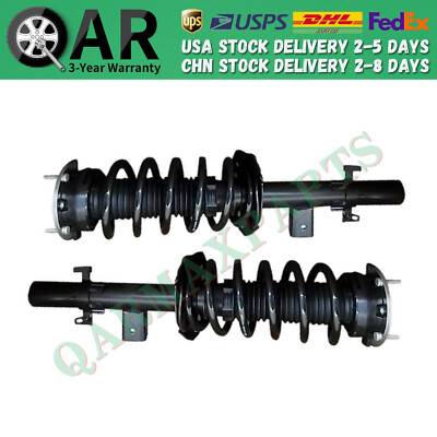 Pair Rear Shock Struts Assemblies For Land Rover LR2 2008-15 #LR005573 ...