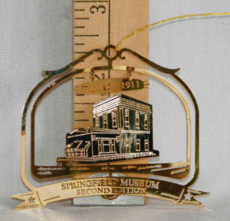 Springfield Oregon Museum 1911 2nd Ed. Holiday Christmas Tree Ornament ...
