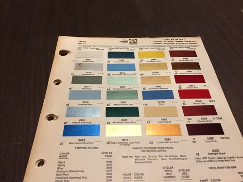1978 Trans Am Color Codes | Psoriasisguru.com