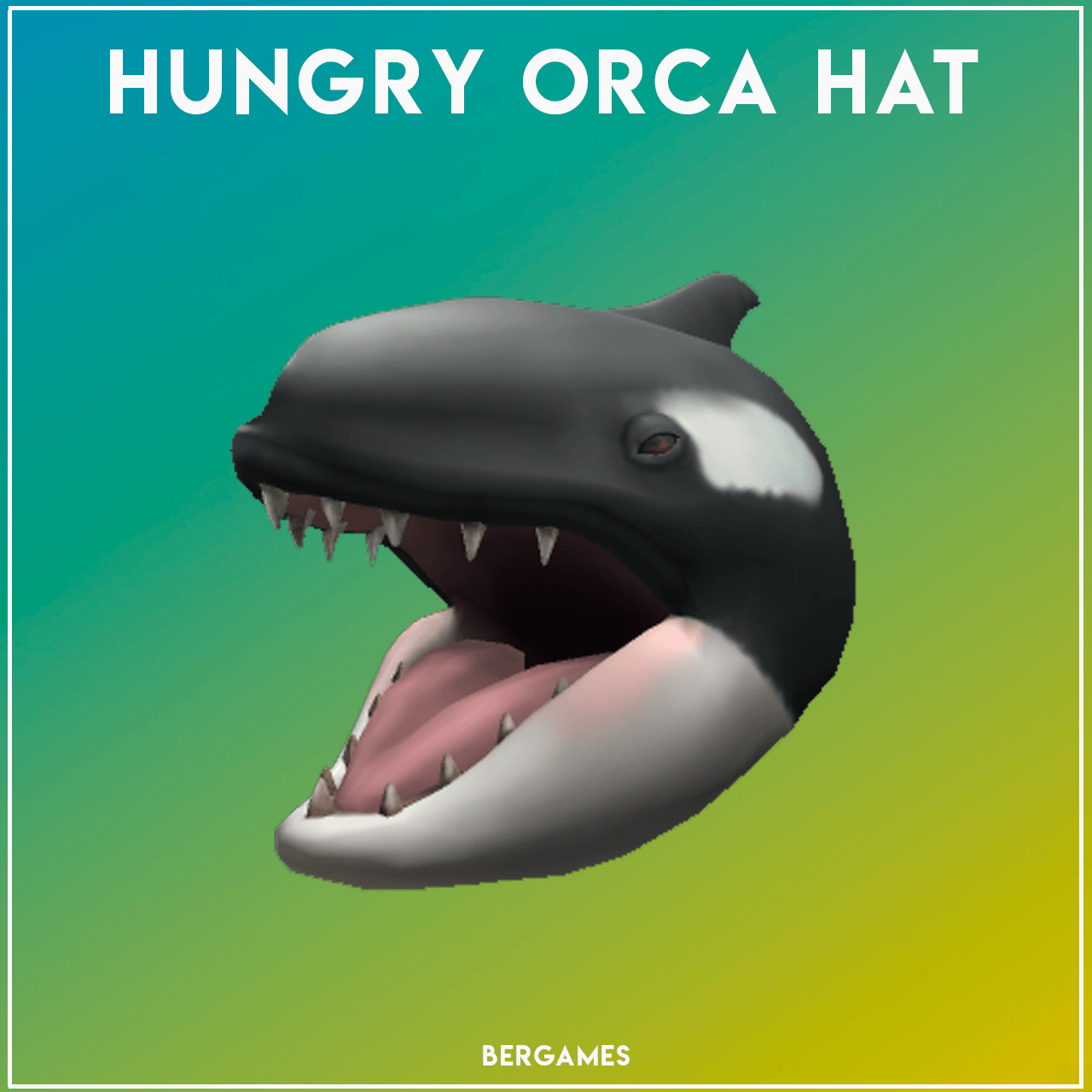 Hungry Orca Hat Accessory - Roblox All Platforms | eBay